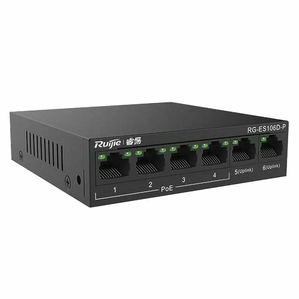 Ruijie RG-ES106D-P V2 Unmanaged Switch Price in Dubai, UAE – Cables ...