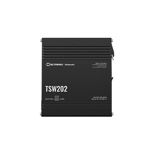 Teltonika TSW202 Industrial Managed PoE+ Switch, 8x Gigabit Ethernet ...